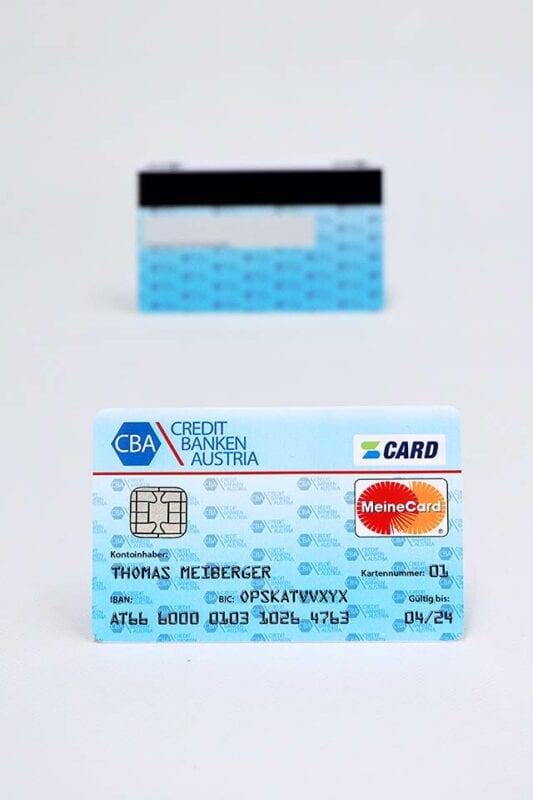 Bankomatkarte "CBA" - SMARTCRAFT