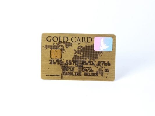 Kreditkarte "Gold Card" - SMARTCRAFT